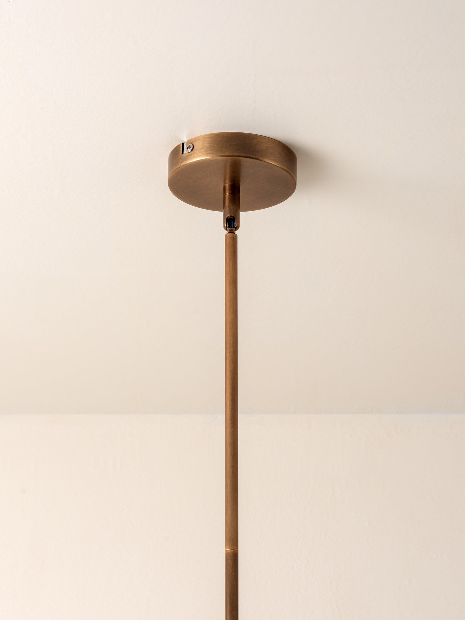 Decora - 4 light aged brass and opal pendant