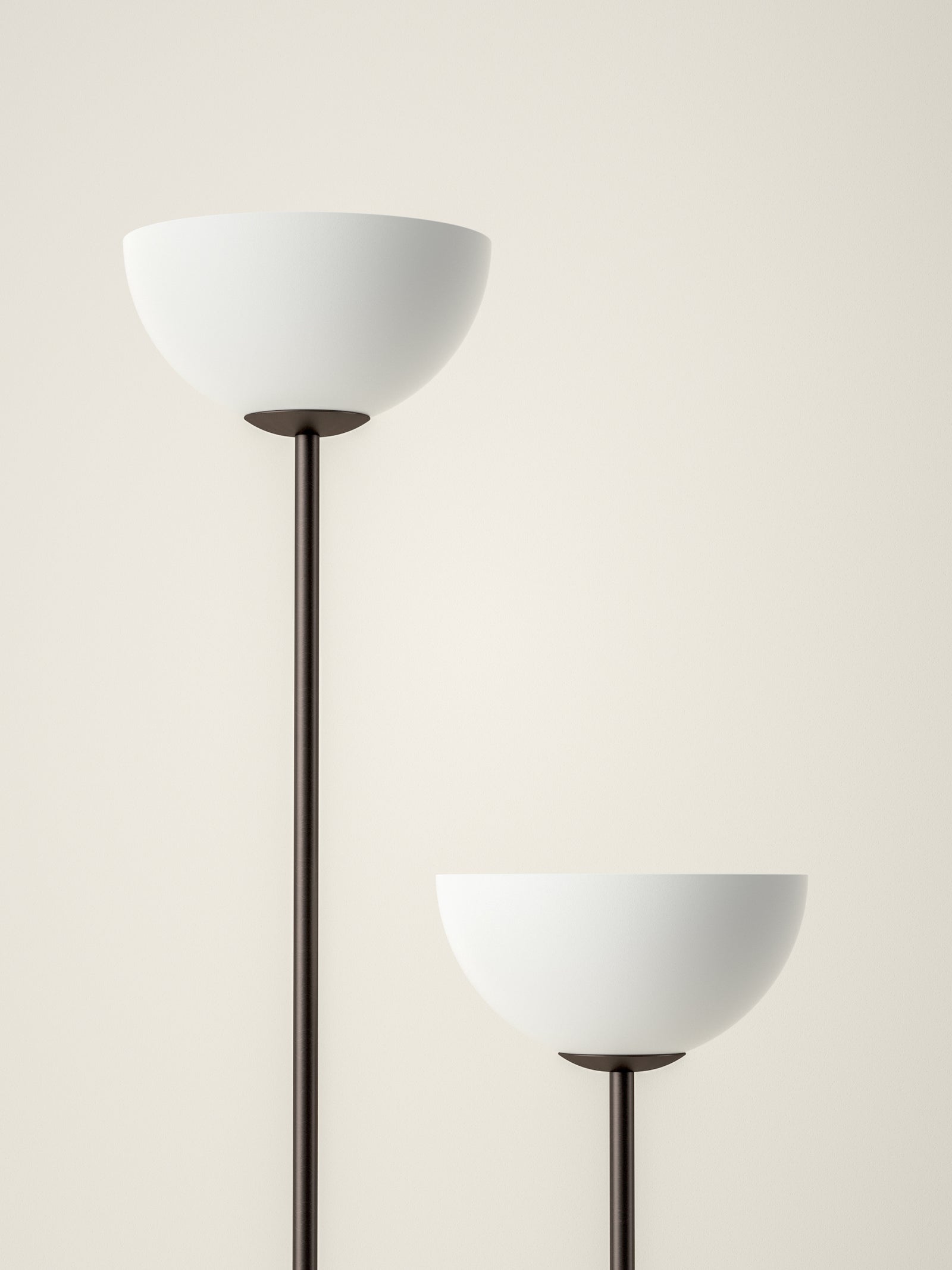 Ruzo - bronze and porcelain floor lamp