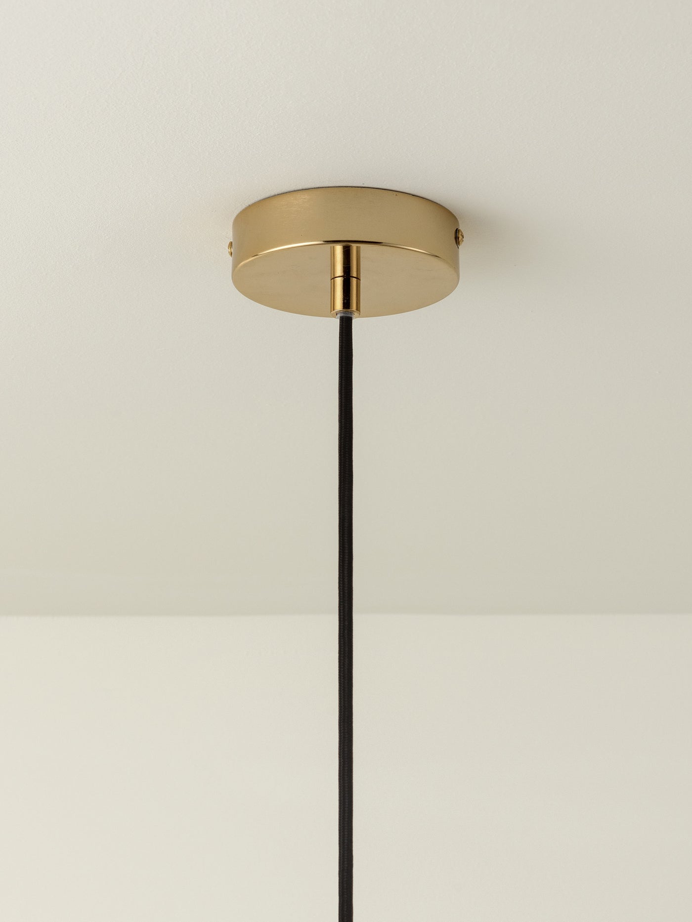 Capel - brushed brass drop cap lampholder kit | Lights & Lamps