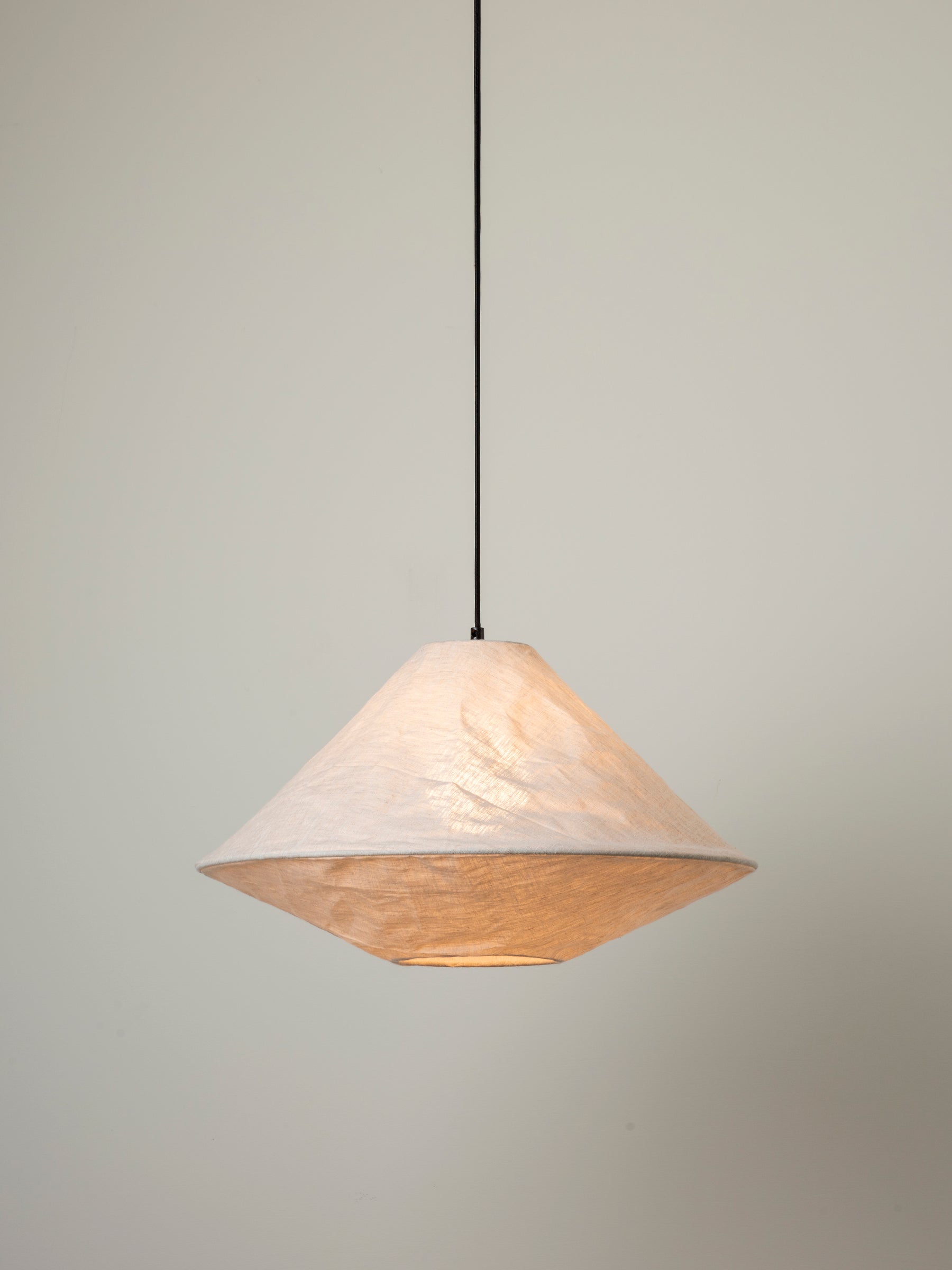Siya - collapsible linen shade | Lights & Lamps