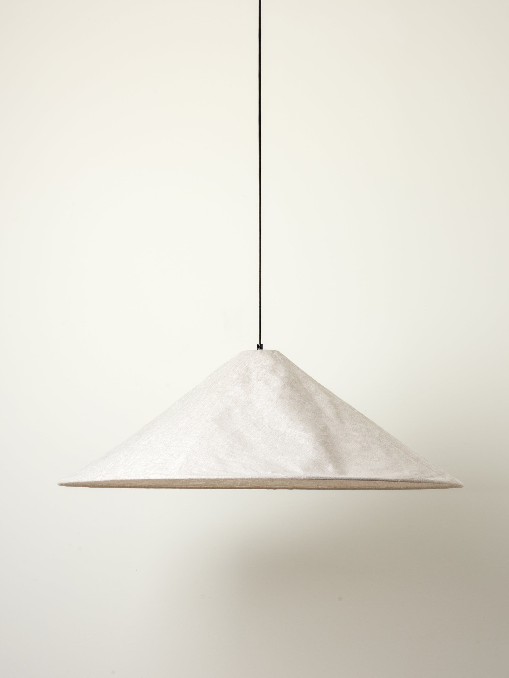Siya - collapsible oversized linen shade | Lights & Lamps